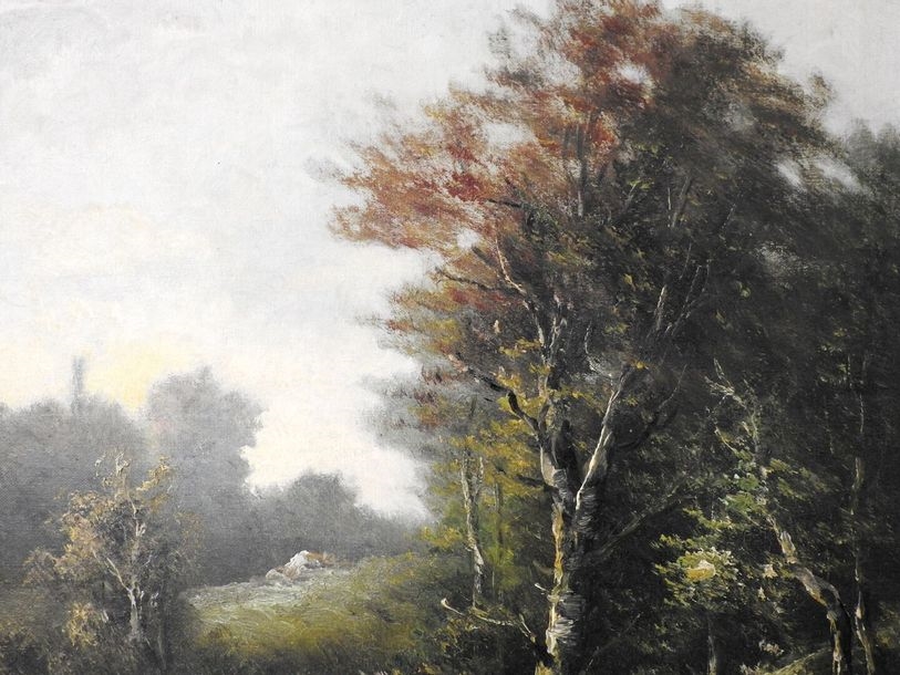 Henri Catrou | The tree near a river. | MutualArt