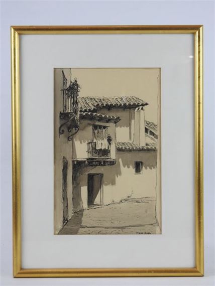 Fran-Baró | Old street of a small village in Provence | MutualArt