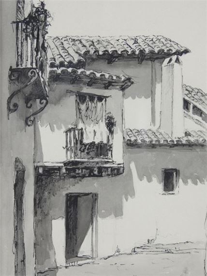 Fran-Baró | Old street of a small village in Provence | MutualArt