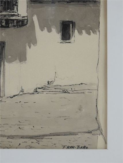 Fran-Baró | Old street of a small village in Provence | MutualArt