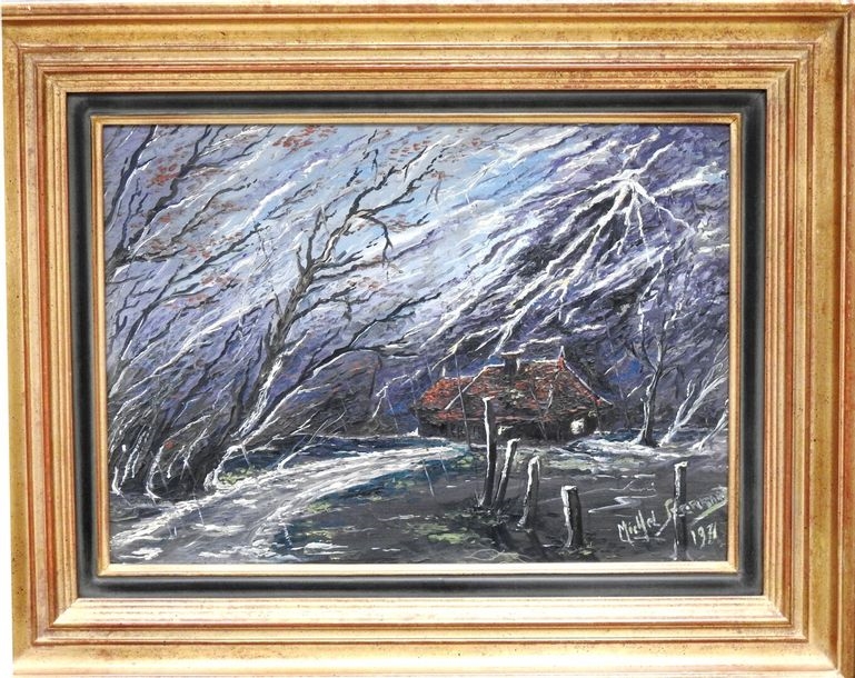 Michel Serrand | The storm in Bresse (1971) | MutualArt