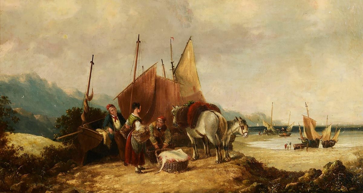 William Joseph Shayer | Selling the Catch | MutualArt