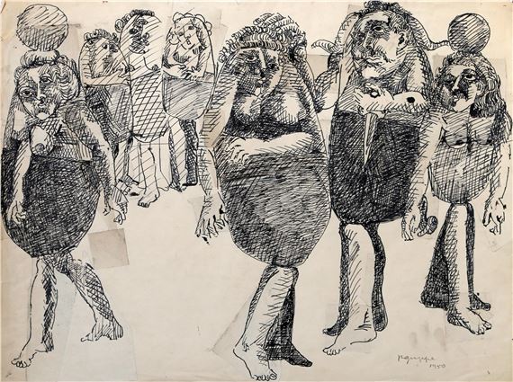 Peter Grippe | Figures (1949) | MutualArt