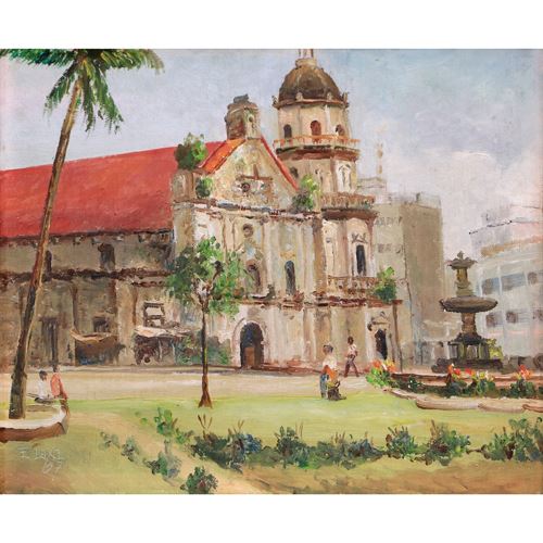 Elias Laxa | Simbahan (1967) | MutualArt