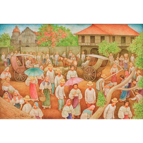 Tony Mahilum | Liwasang Bayan (1993) | MutualArt