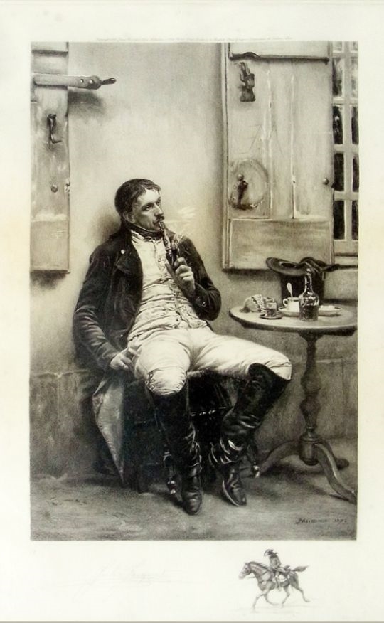 Jules Jacquet | Gentleman smoking pipe | MutualArt