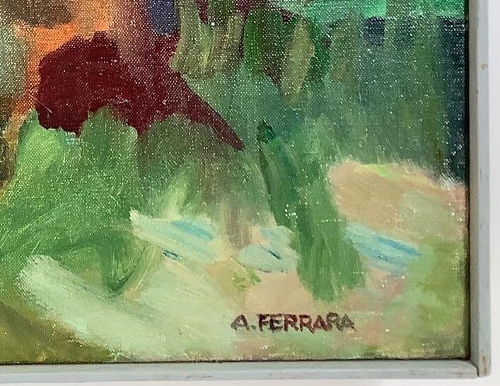 Anthony Ferrara | View of Houses from the I-95 Cut, 1972 (1972) | MutualArt