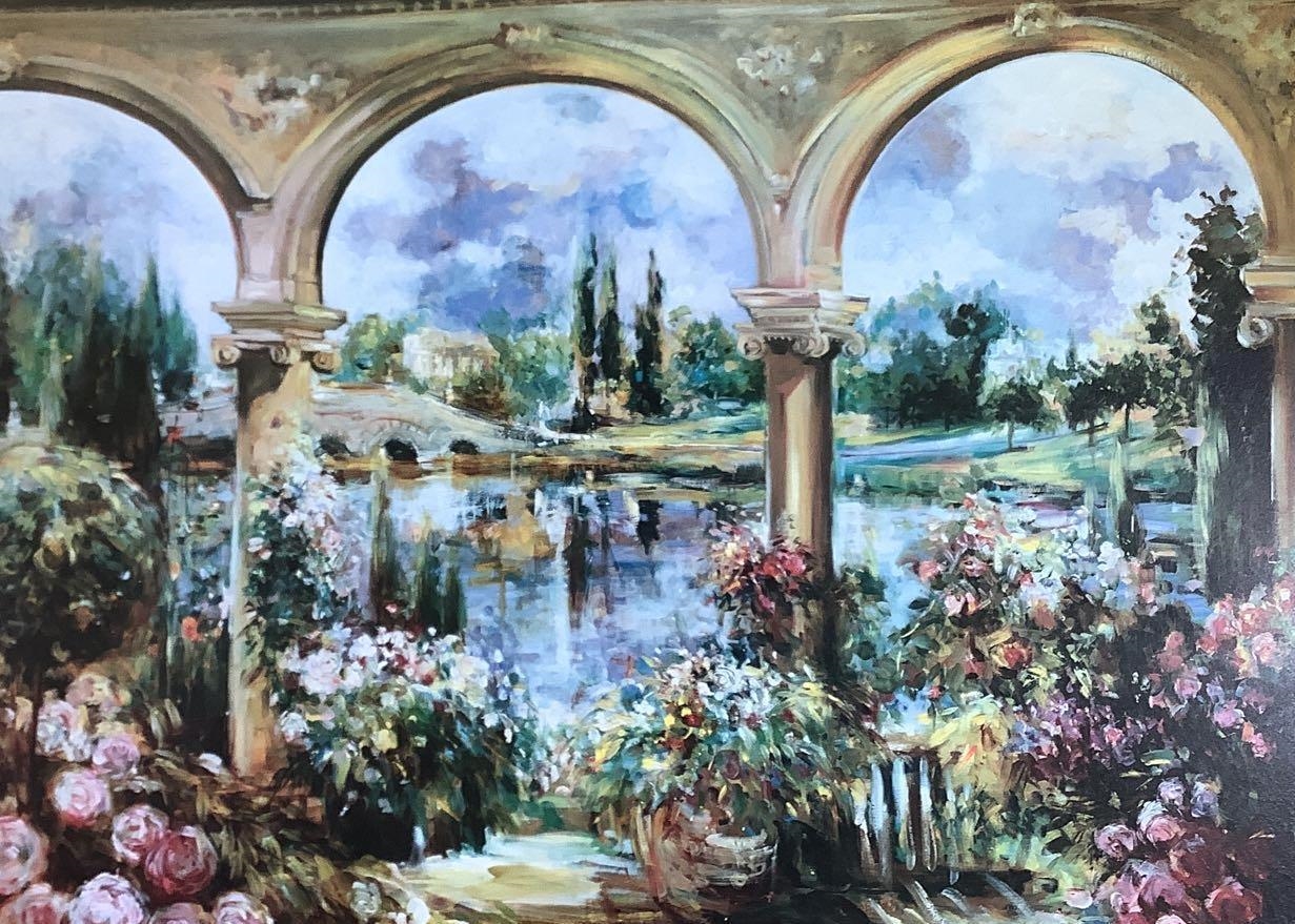 Roger Duvall | copy of Roger Duvall's painting Belle Fontaine | MutualArt