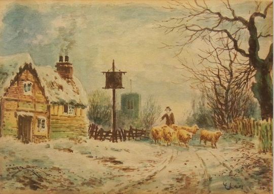 E. Lewis | Watercolour drawing | MutualArt