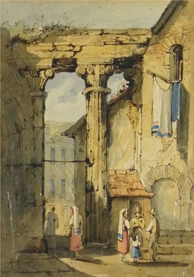 Samuel Prout | Watercolour drawing | MutualArt
