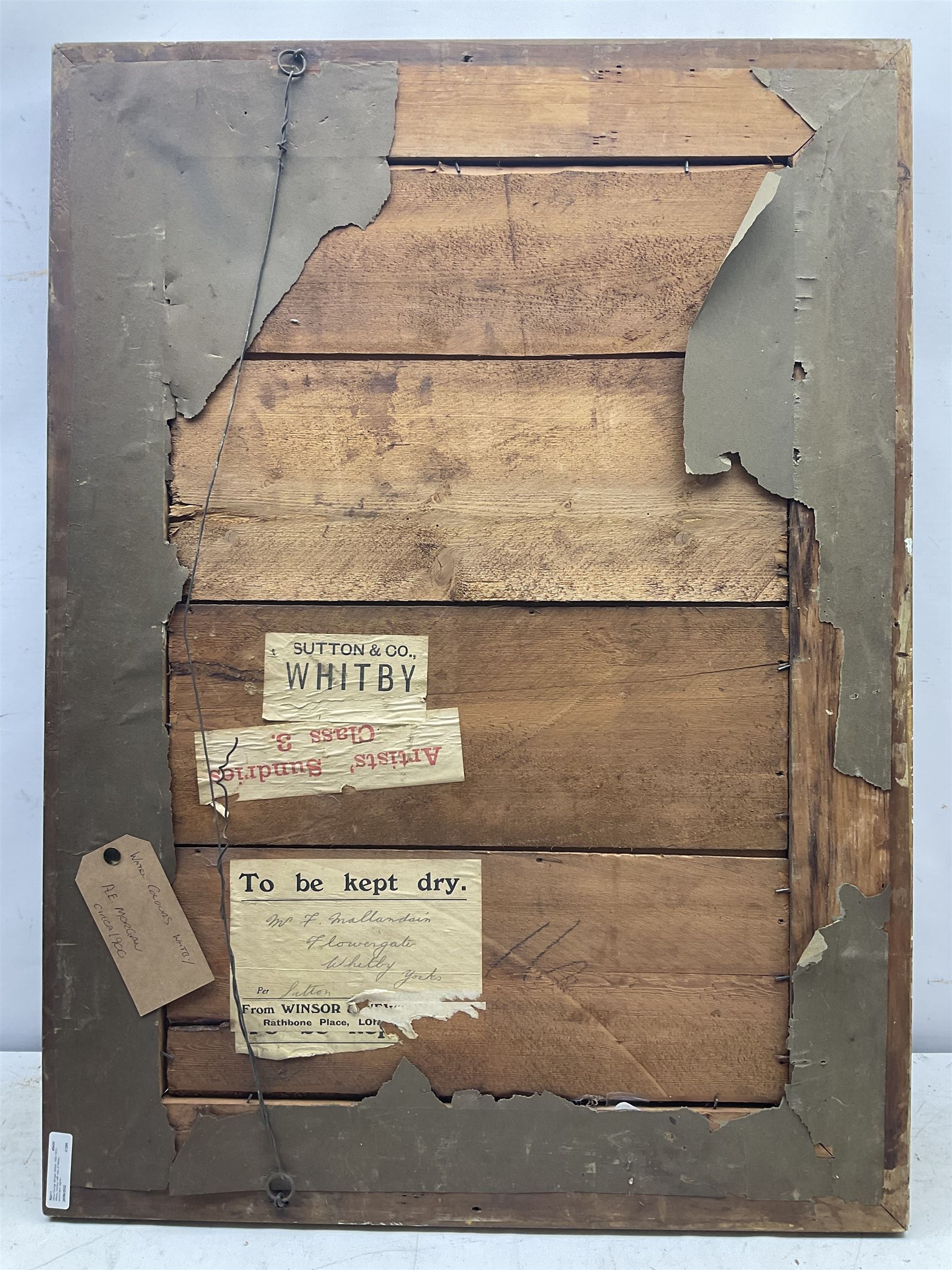 Alfred George Morgan | Whitby Harbour with view of Abbey | MutualArt