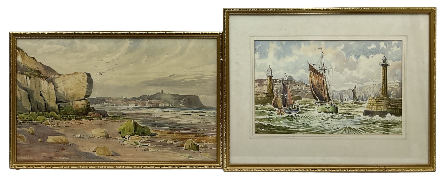Edward H. Simpson | Scarborough South Bay and Whitby Harbour | MutualArt