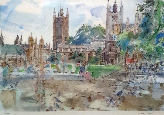 John Stanton Ward | Westminster Abbey from (1986) | MutualArt