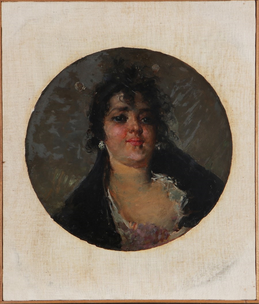 Neapolitan School, 19th Century | Portrait of a commoner. | MutualArt