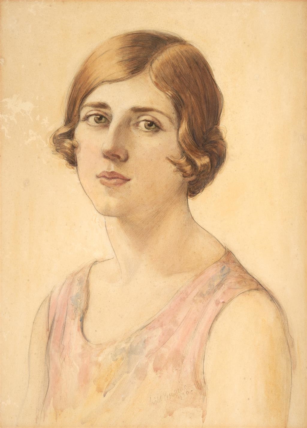 Violet Bowring | Portrait of Isabel Simpson (1930) | MutualArt