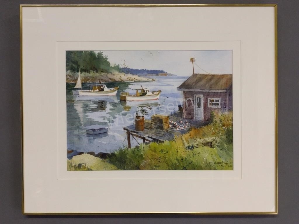 Frederick Kubitz | Watercolor by (1985) | MutualArt