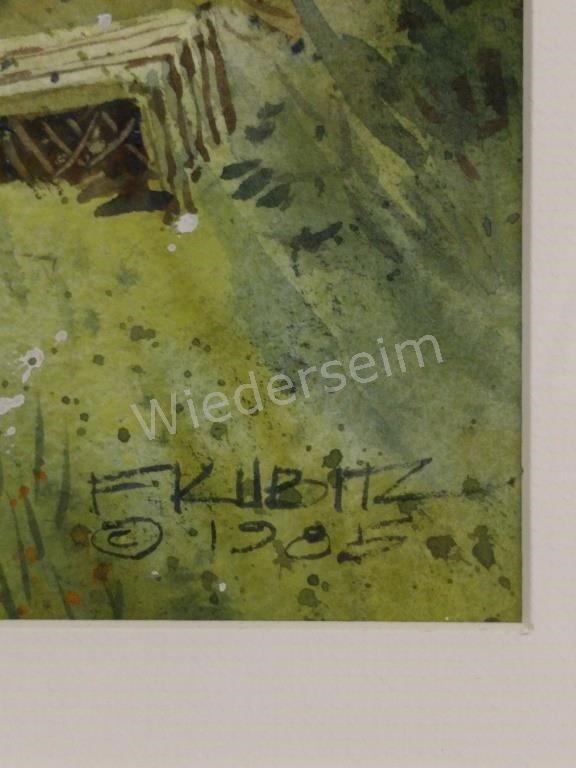 Frederick Kubitz | Watercolor by (1985) | MutualArt