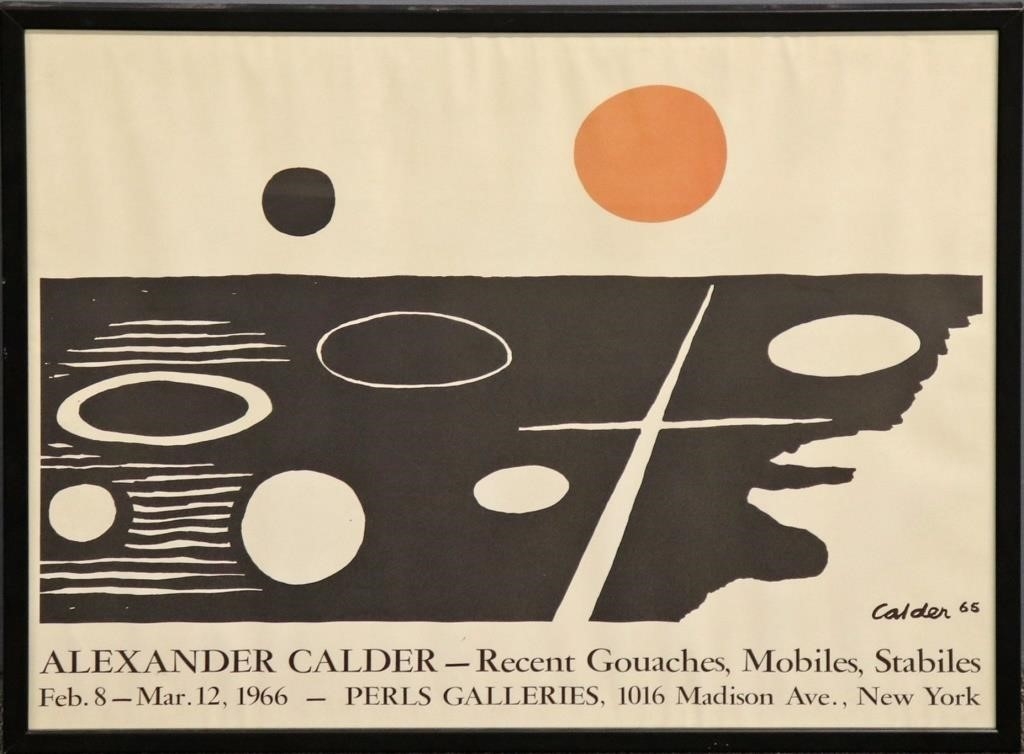 Alexander Calder | Exhibition Poster for 1966 (1016) | MutualArt