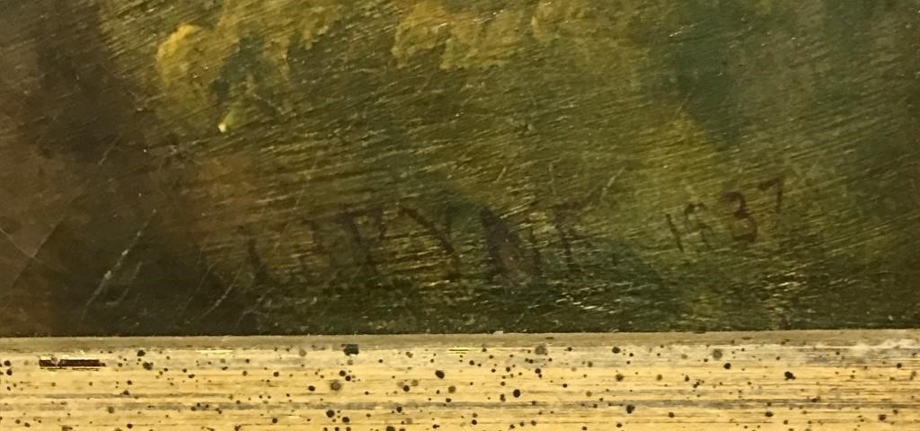 James Baker Pyne | Oil on Canvas of Heidelberg (1937) | MutualArt