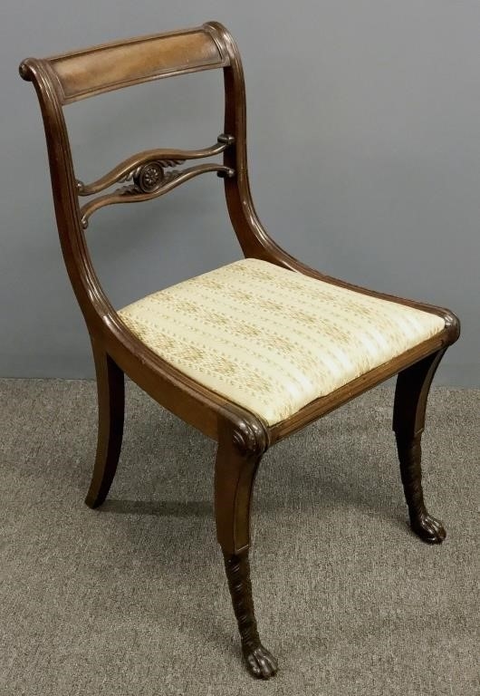 Duncan Phyfe | Rare Type Mahogany Chair (19) | MutualArt