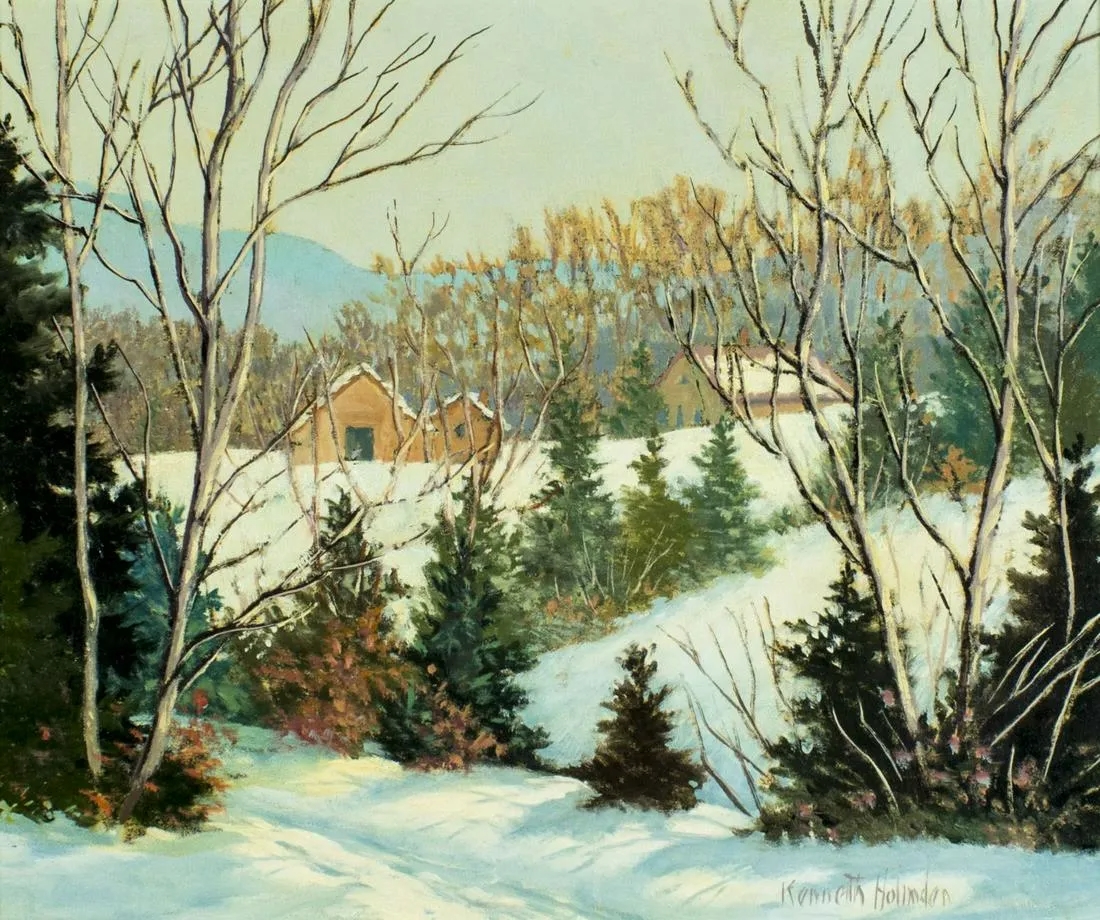 Kenneth Holmden | Winter Landscape | MutualArt