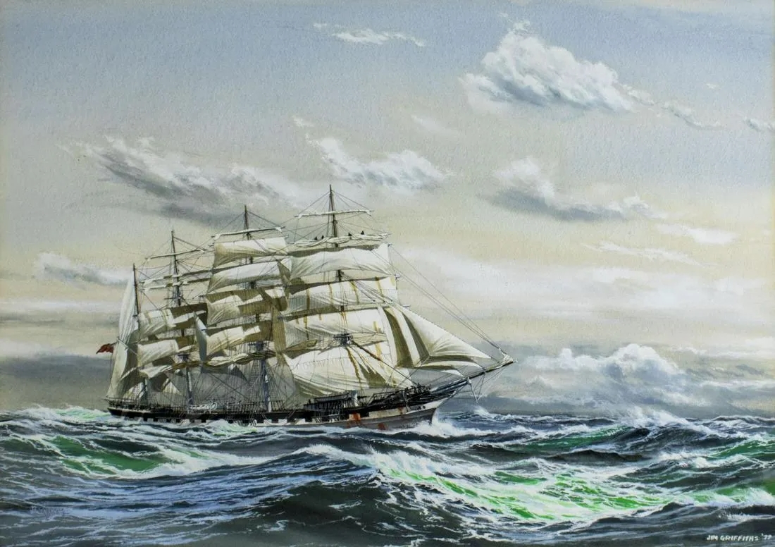 Jim Griffiths | Sail Ship - Port Jackson (1977) | MutualArt