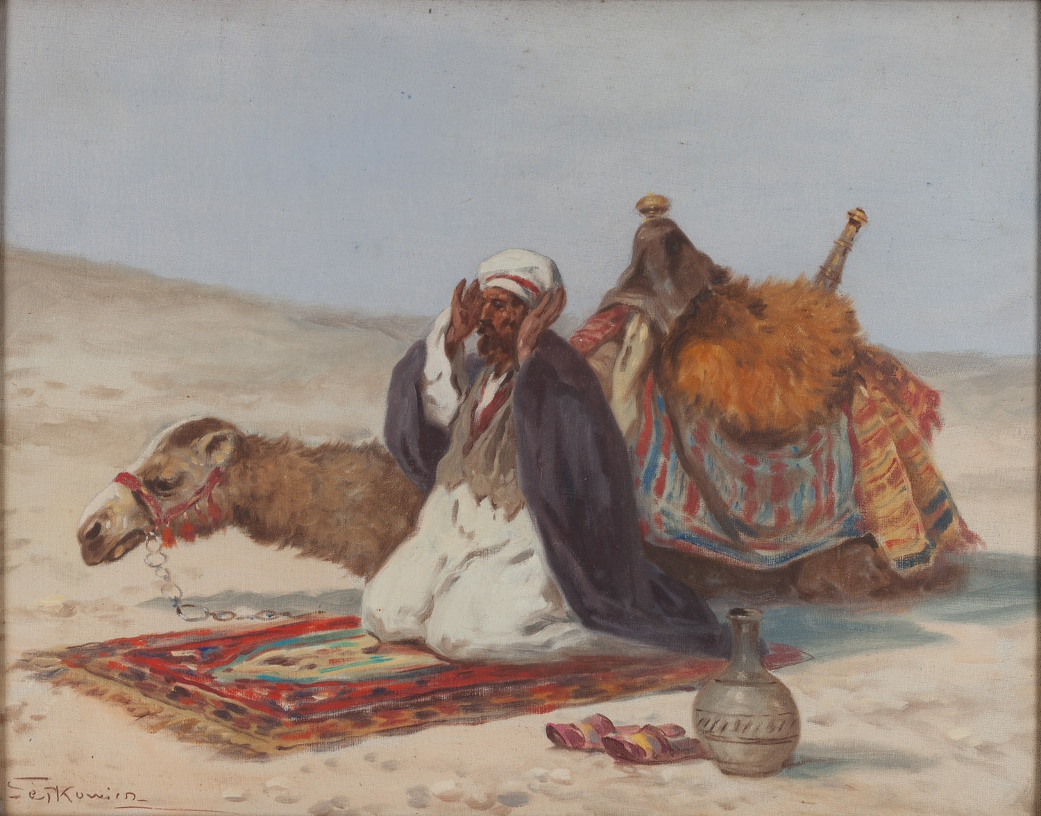 Adam Setkowicz | Bedouin's prayer | MutualArt