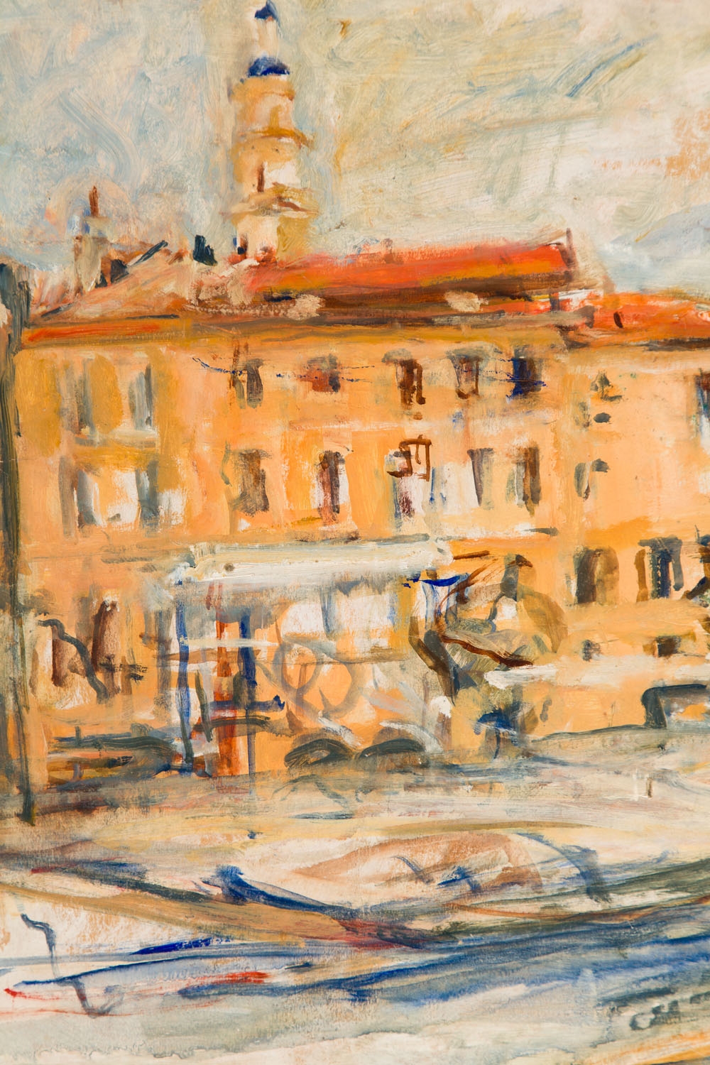 Isaac Dobrinsky | Port in Menton (1955) | MutualArt
