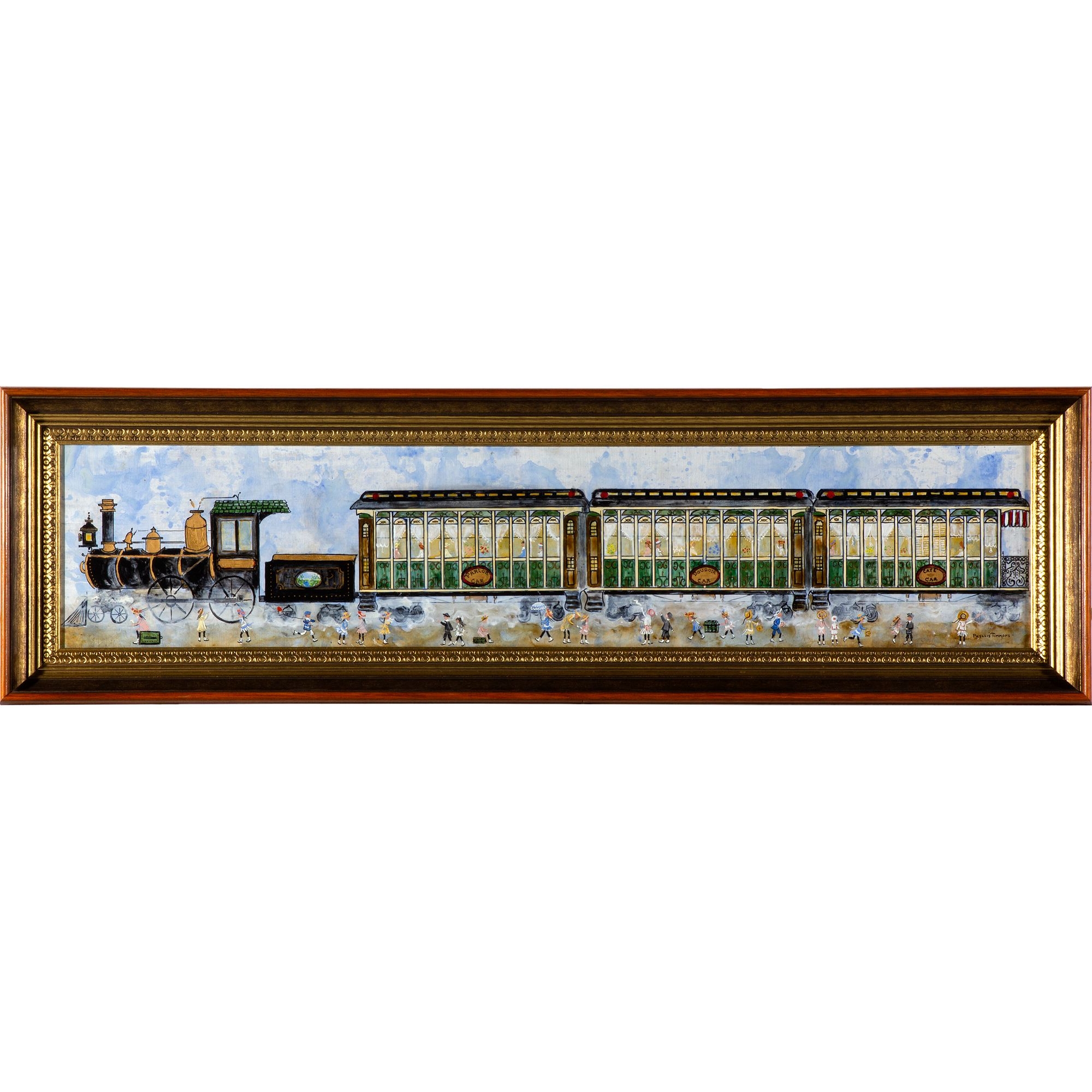 Phyllis Timmons | View of an Edwardian Train Platform | MutualArt