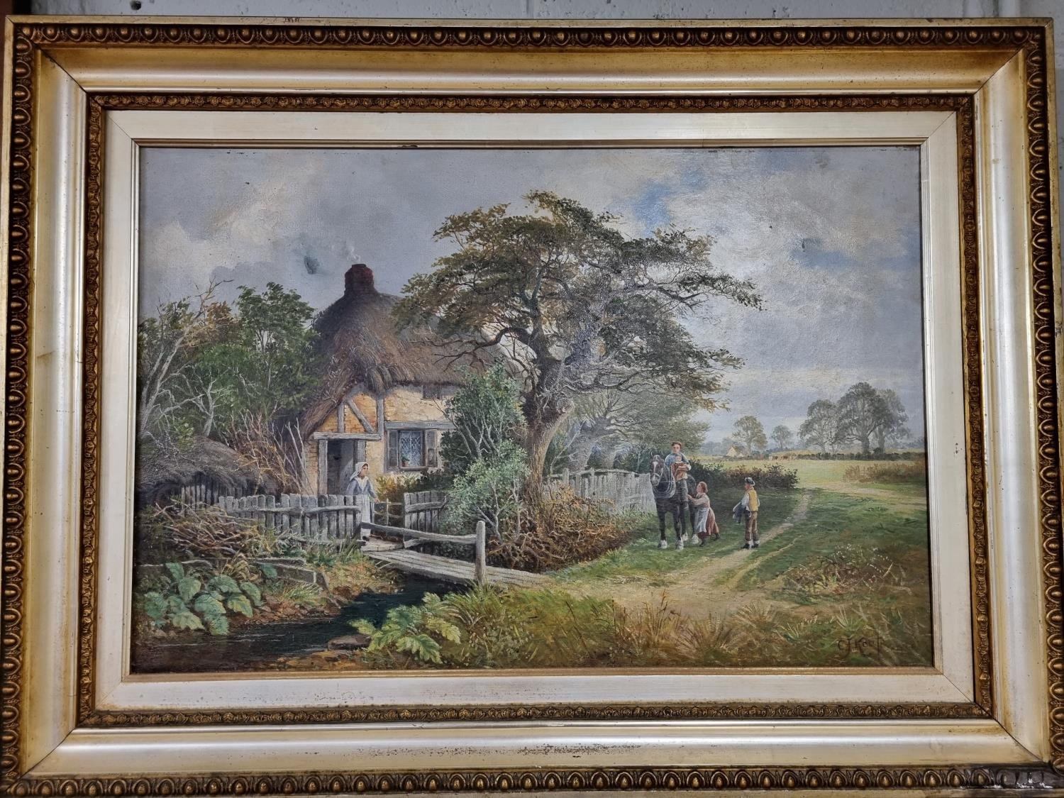 J. O'Keefe | A Farmer saying goodbye to his Family | MutualArt