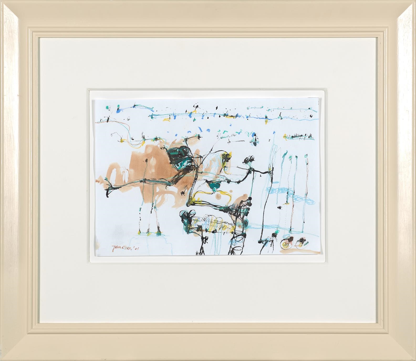 John Olsen | Frogs (2001) | MutualArt