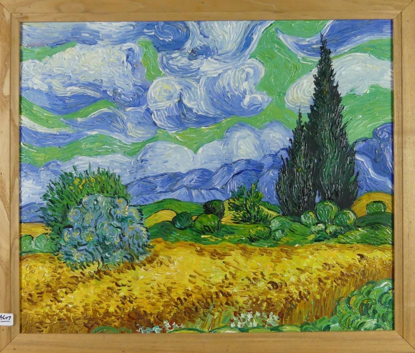 Vincent Van Gogh | Country landscape with barnyard and chickens | MutualArt