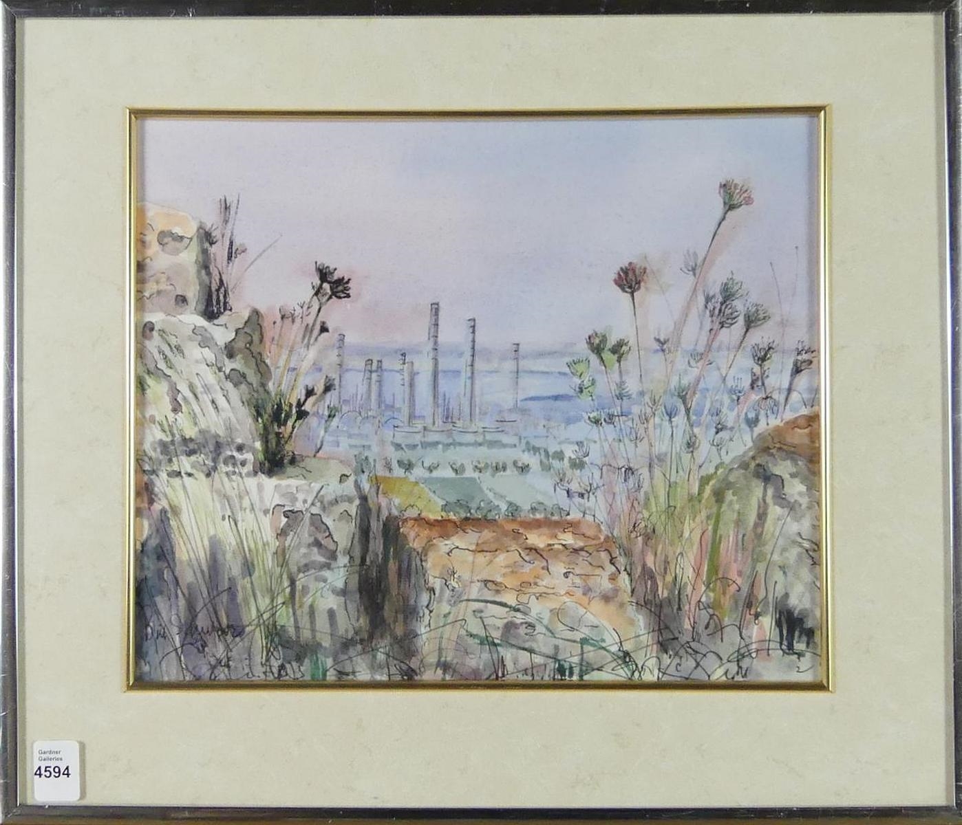 Bill Schwarz | Untitled: View from the Garden | MutualArt