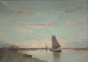 Willem Johannes Weissenbruch | Under the blossom tree | MutualArt