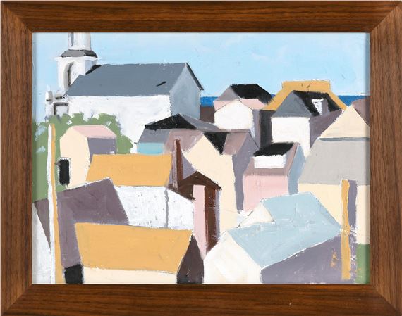 Paul Kelly | Provincetown rooftops. | MutualArt