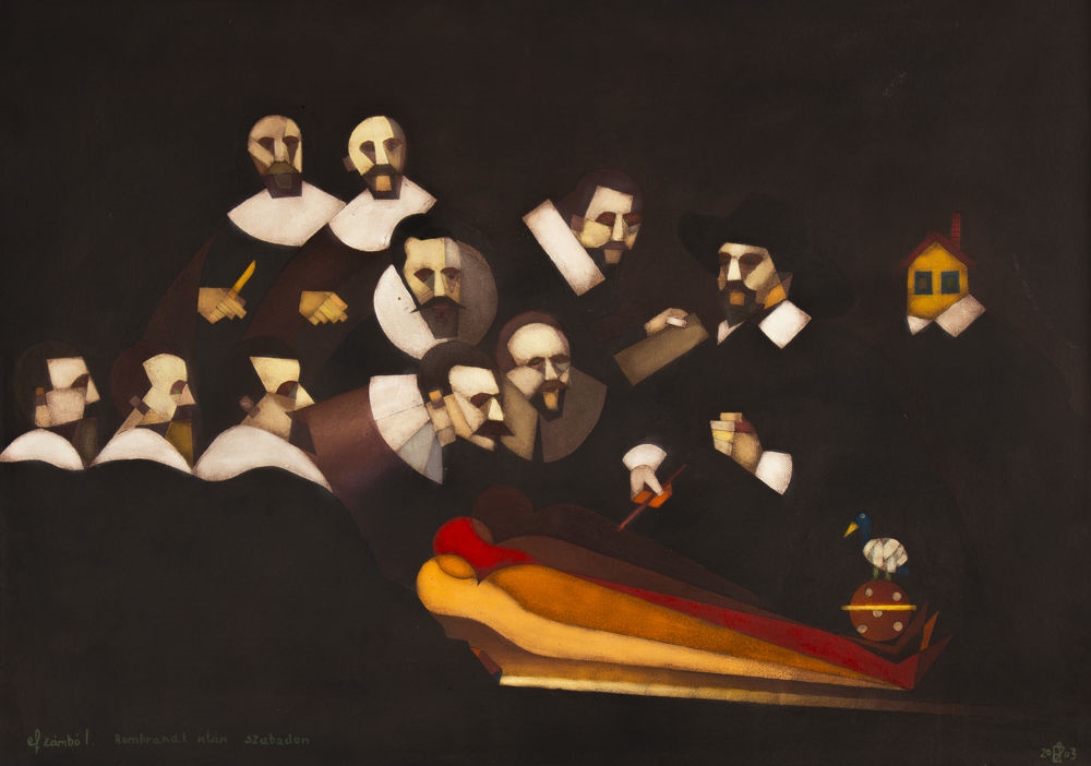 István ef Zámbó | Dr. Tulp Examines Astral Bodies (2003) | MutualArt