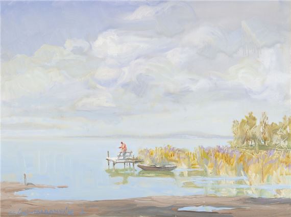 Joszef Csaki-Maronyak | Cloudy Landscape | MutualArt