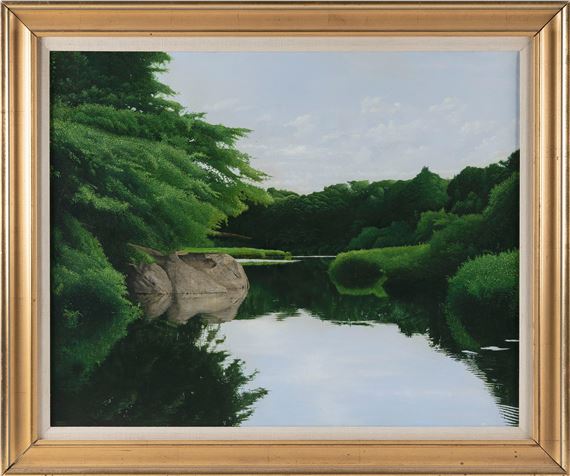 Robert Roark | Pond reflection. | MutualArt
