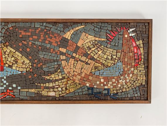 Raymond Gallucci | Abstracted roosters | MutualArt