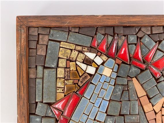 Raymond Gallucci | Abstracted roosters | MutualArt