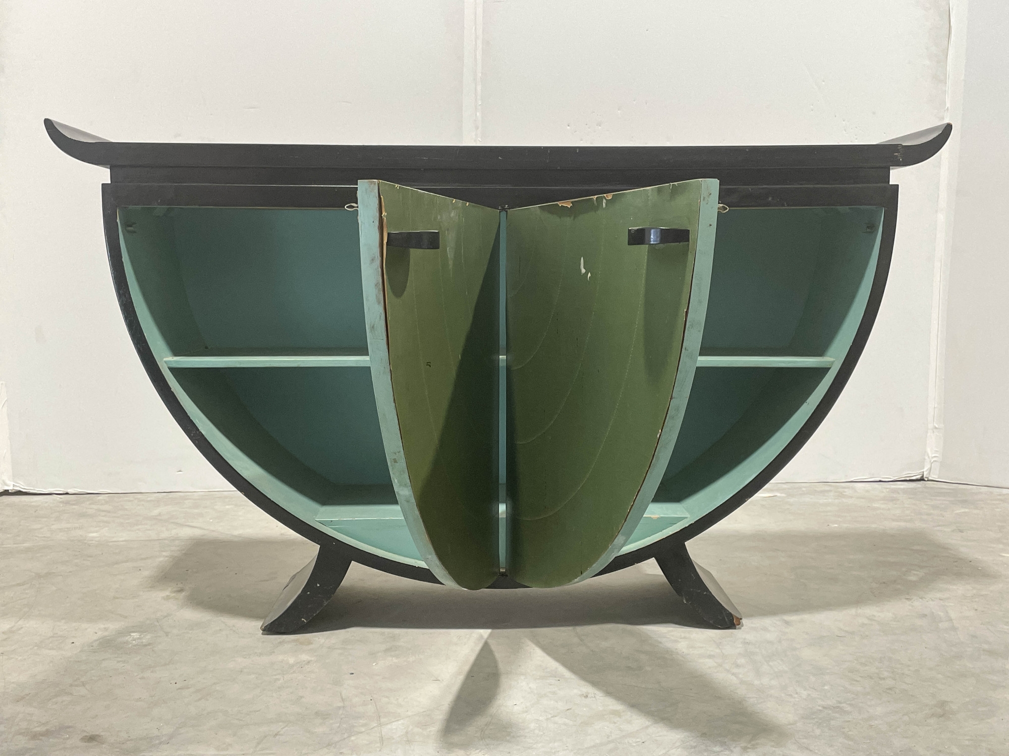 James Mont | James Mont Style Lacquered Sideboard | MutualArt