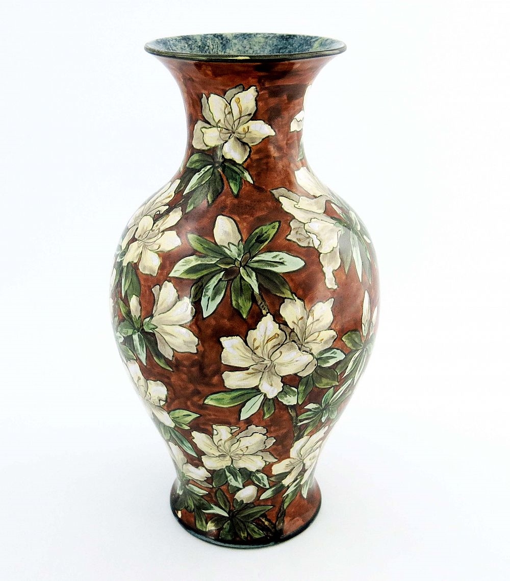 Mary Butterton | A faience painted vase (1877) | MutualArt