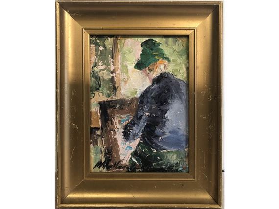 Margaret Wallace | Portrait Sketch of artist Edith Holmes (1970 ...