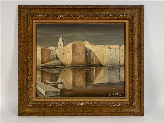 Jean-Pierre Capron | Town view from the water | MutualArt