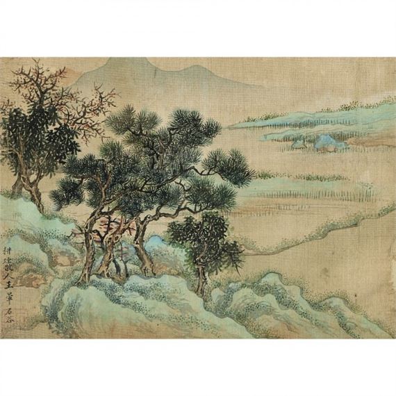Wang Hui | A CHINESE ALBUM OF FLOWERS AND LANDSCAPE (1684) | MutualArt