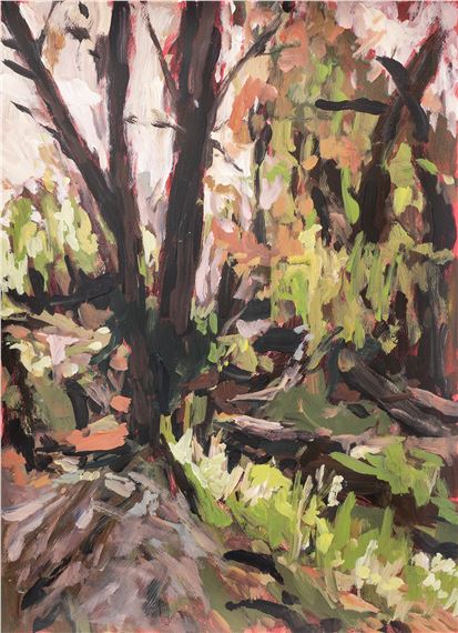 Mia Chaplin | Sketch for Forest Spaghetti I (2019) | MutualArt