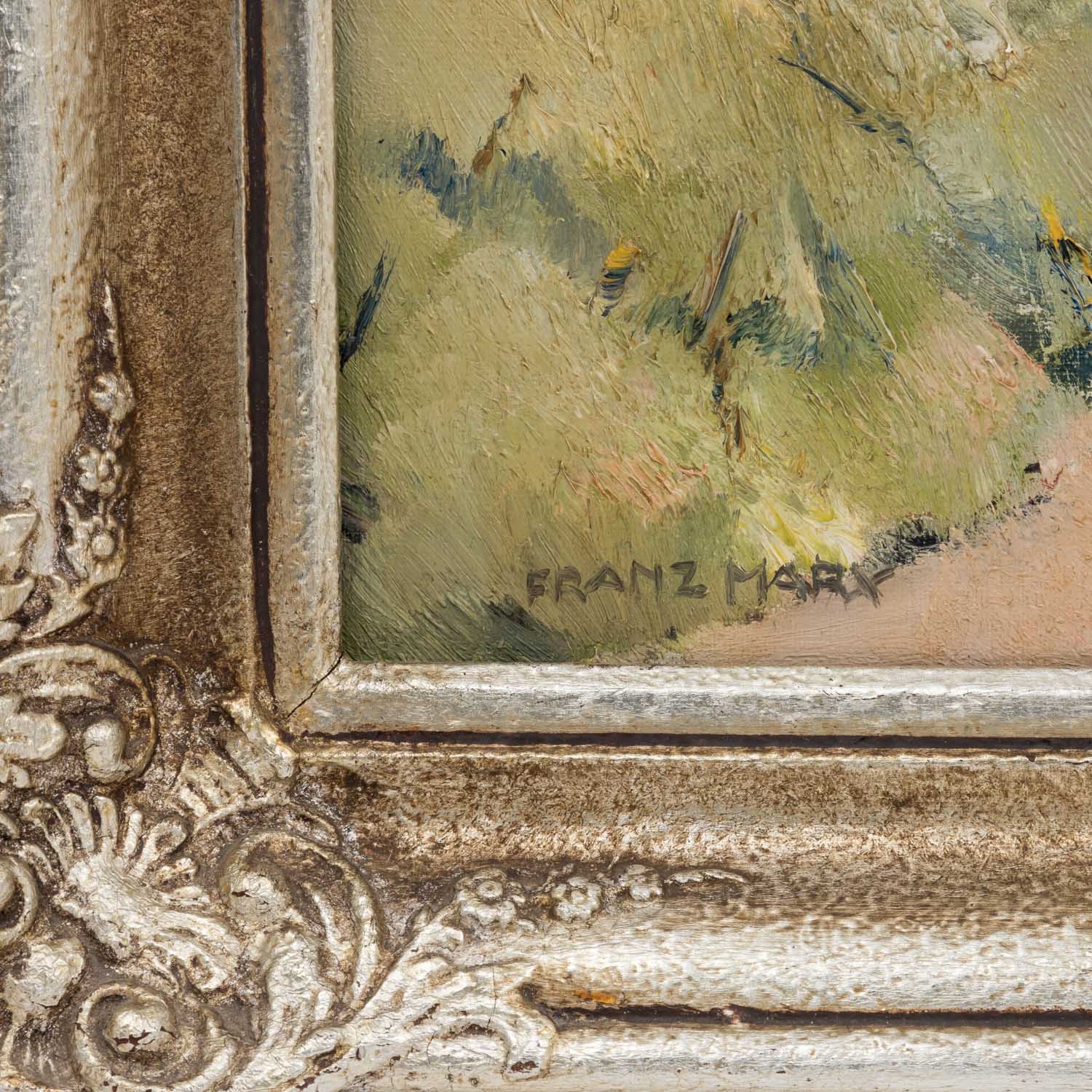 Franz Marx | Three men riding out | MutualArt