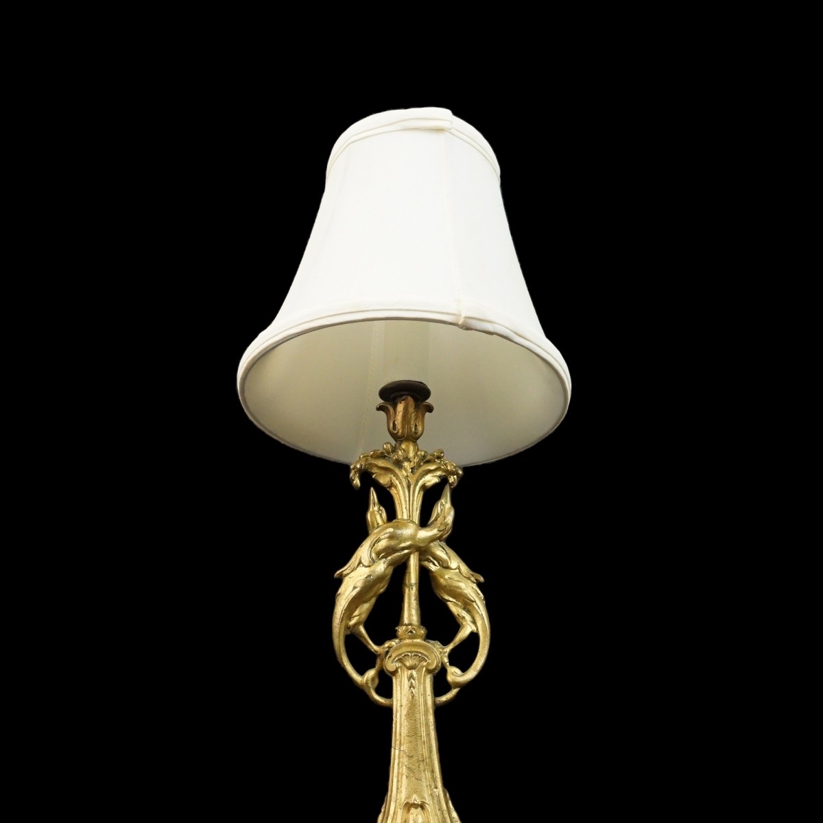 George Van de Voorde | Art Nouveau Style Gilt Bronze Lamp | MutualArt
