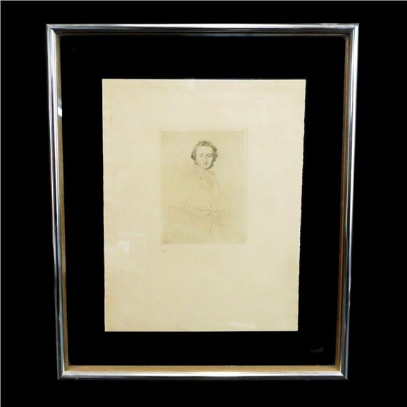 Jean-Auguste-Dominique Ingres | Portrait of Paganini | MutualArt