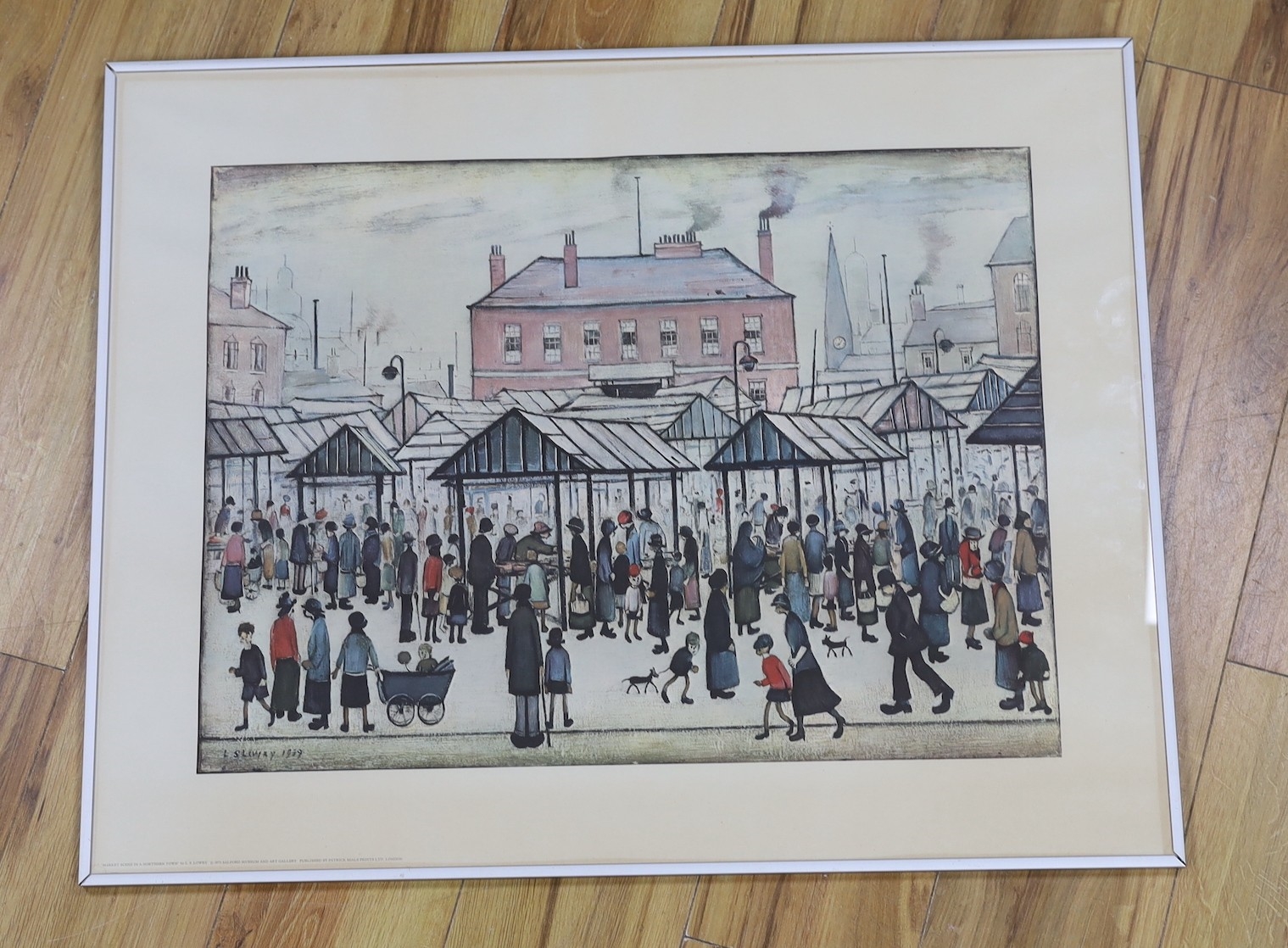 Laurence Stephen Lowry | Market Scene | MutualArt